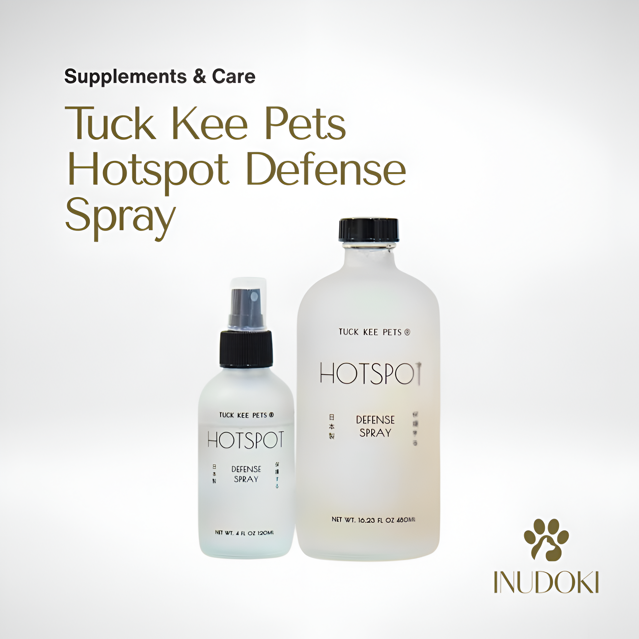 Inudoki | Tuck Kee Pets Hotspot Defense Spray – Antiviral ...