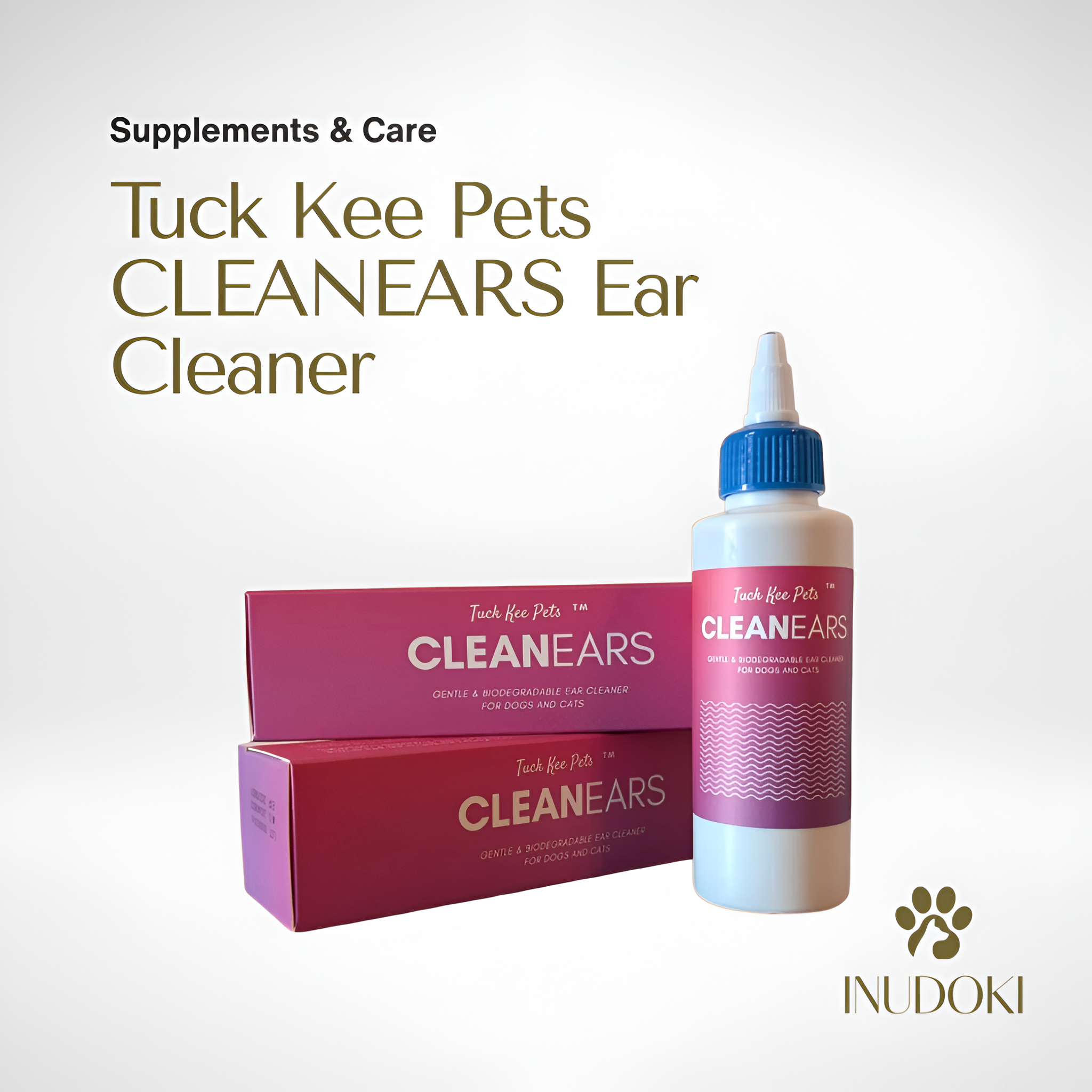 Inudoki | Tuck Kee Pets CLEANEARS Ear Cleaner 120ML